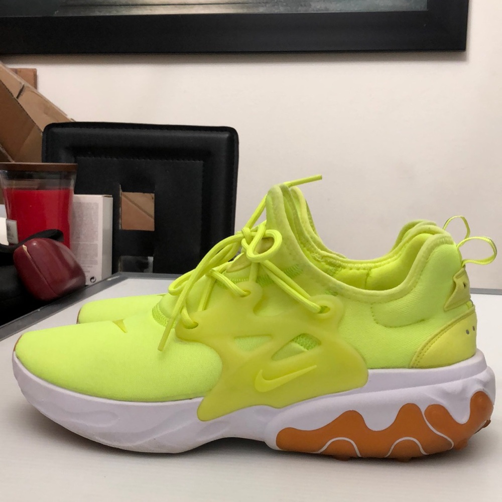 Nike React Retro Neon Green Running Sneakers Mens Siz… - Gem